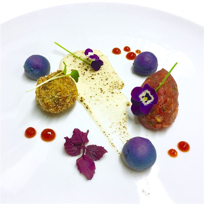 Deconstructed moussaka | Recipe by SpyrosAsimis | cookniche