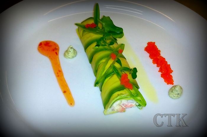 Roulade of prawns and avocado | Recipe by TrajceKralev | cookniche