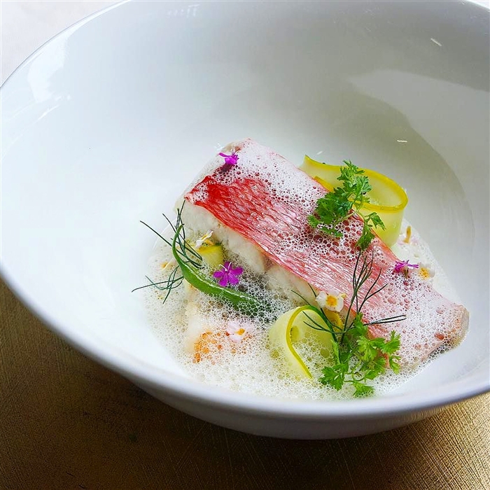 Red snapper. A dish by restaurant Nonoka Fukuoka - Japan. | Photo by ...