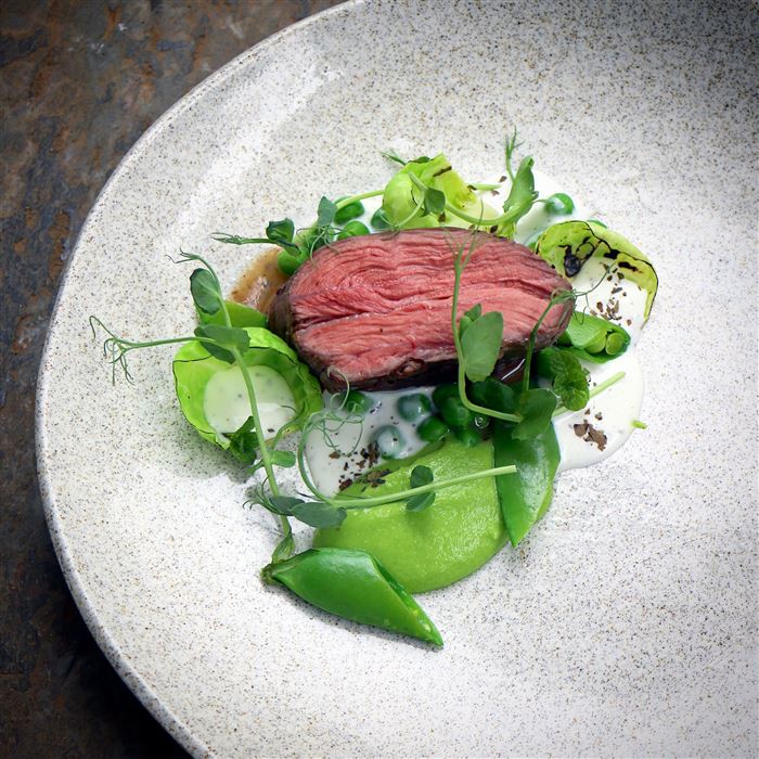 Lamb, peas, horopito, brussel sprouts & milk mayo | Recipe by ...