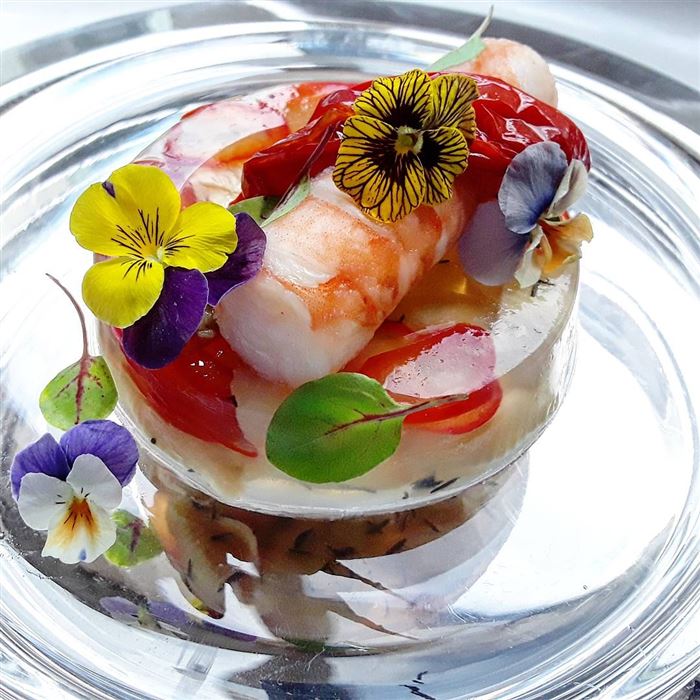 Shrimp Roulade | Pasta Terrine | Jimmy Nardello Confit | Photo by ...